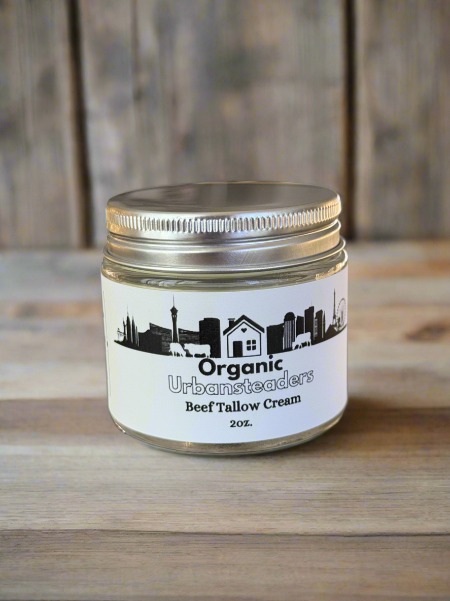 100% Grass-fed Beef Tallow Body Cream With Organic Ingredients ...